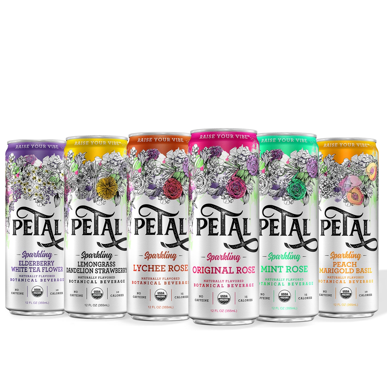 Variety 12-Pack-3 Flavors Only! – Petal Sparkling Botanicals